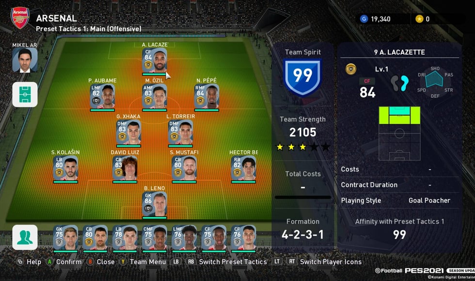 eFootball PES 2021 SEASON UPDATE ARSENAL EDITION - Satın Al